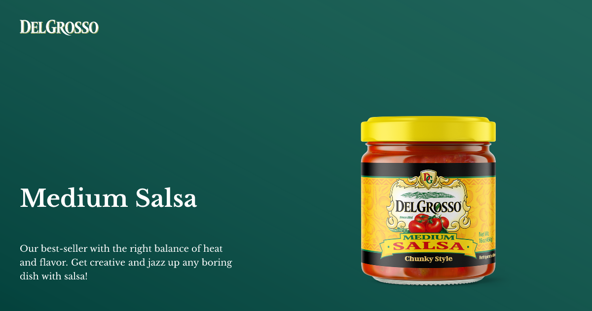 Medium Salsa | DelGrosso Foods